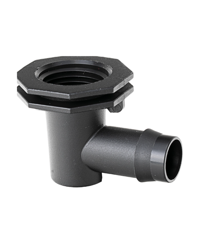 13mm Barbed Elbow × 15mm BSP Female - K-Rain